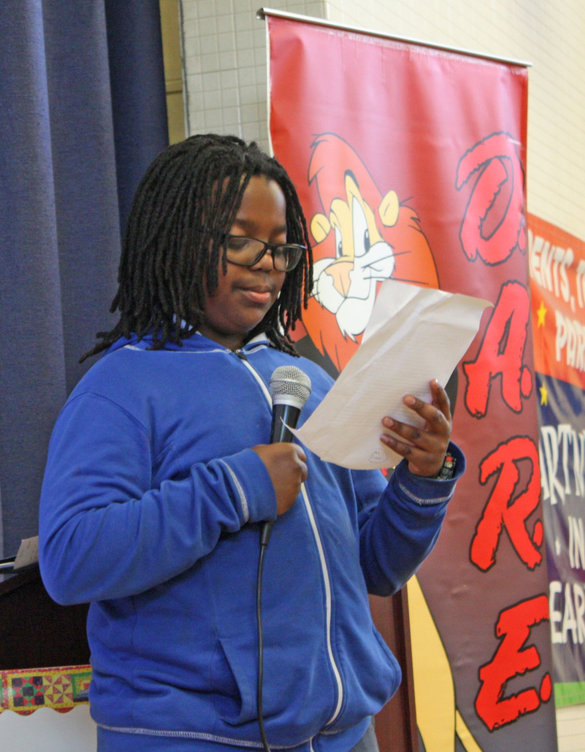 SHLES Essay Contest Winners Receive DARE Recognition