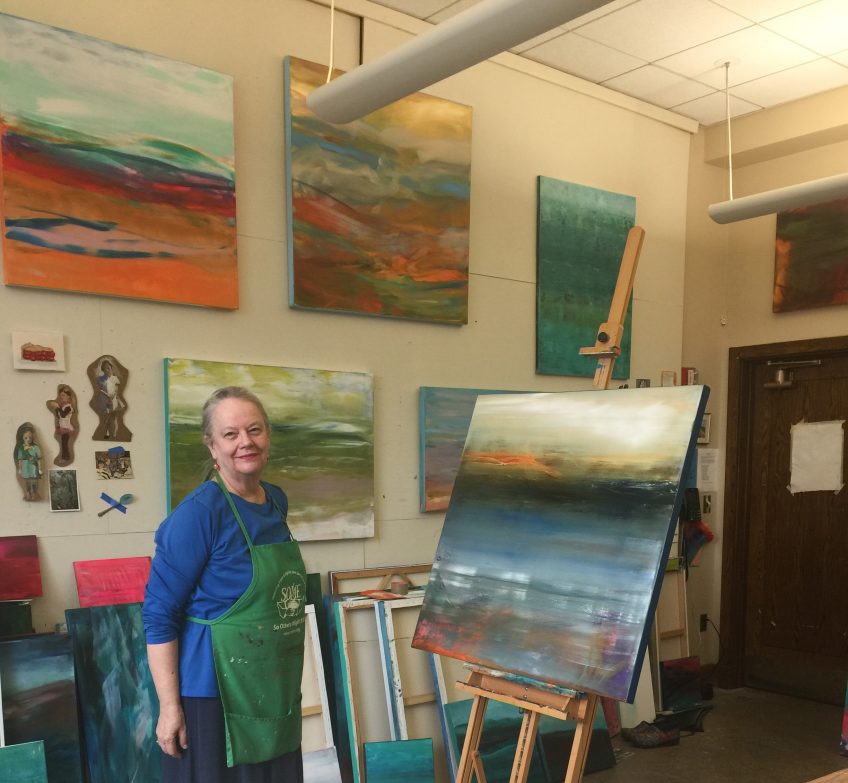 Artist-in-residence Karlson Proposes Gift to the City