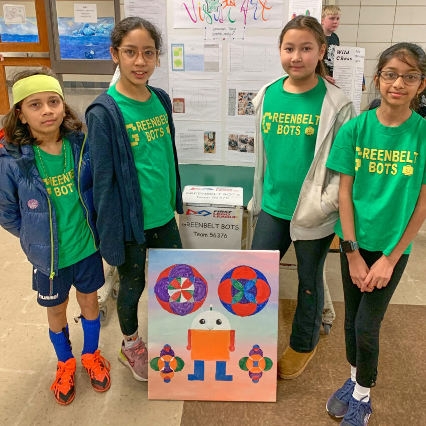 Greenbelt Lego Robotics Team Wins FLL Innovation Prize